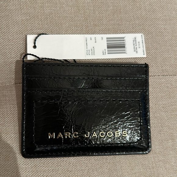 Marc Jacobs | Bags | Marc Jacobs Womens Black Card Holder | Poshmark